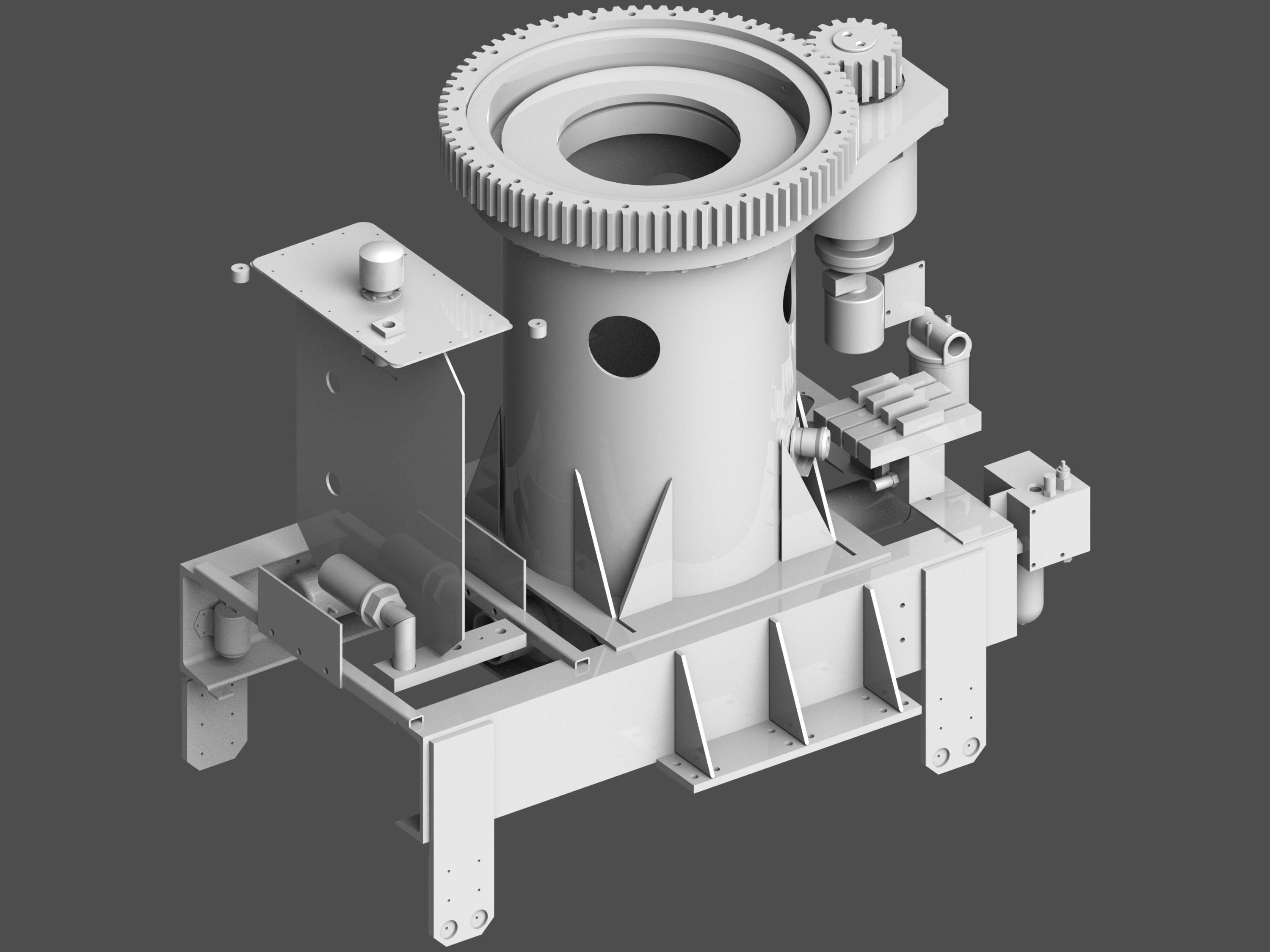 TURNTABLE ASSEMBLY HP78 LEFT HAND WITHOUT AIR | REV Fire Group - Parts ...