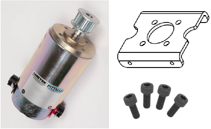 ASSY, TRAVERSE DC MTR/PLLY W/BKT,XLS,PKG | Gerber Technology eStore