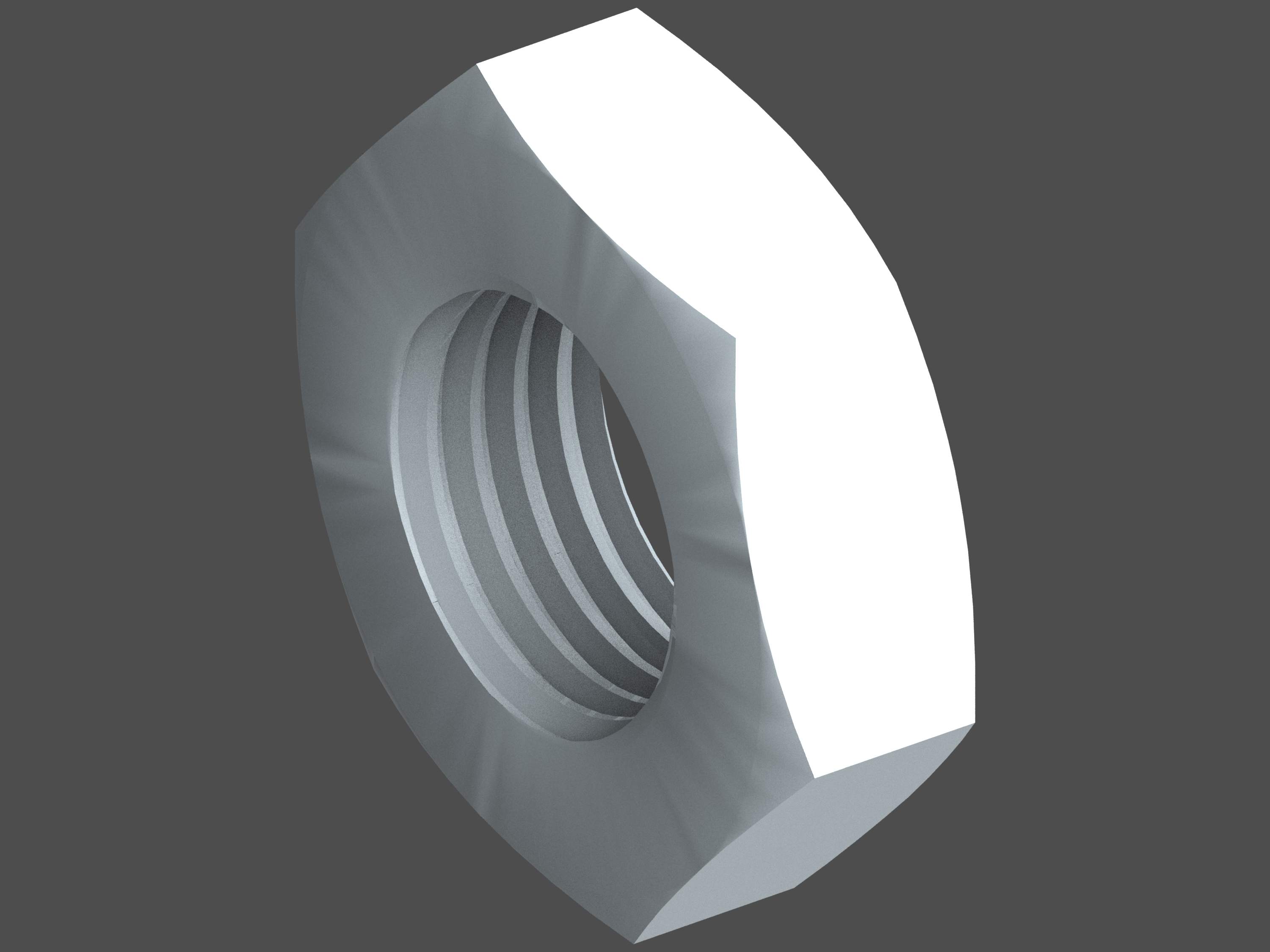 NUT,M12X1.25,HEX,18-8,DIN 439B,ISO 4035 | Gerber Technology eStore