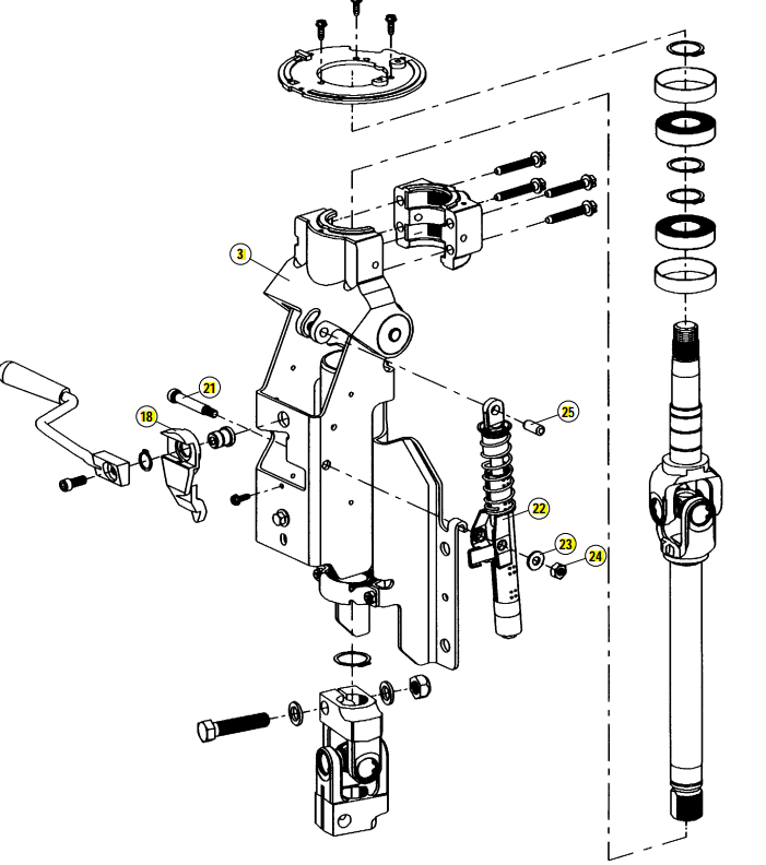 TILT LOCK SERVICE ASSEMBLY FOR 300404 | TICO eStore