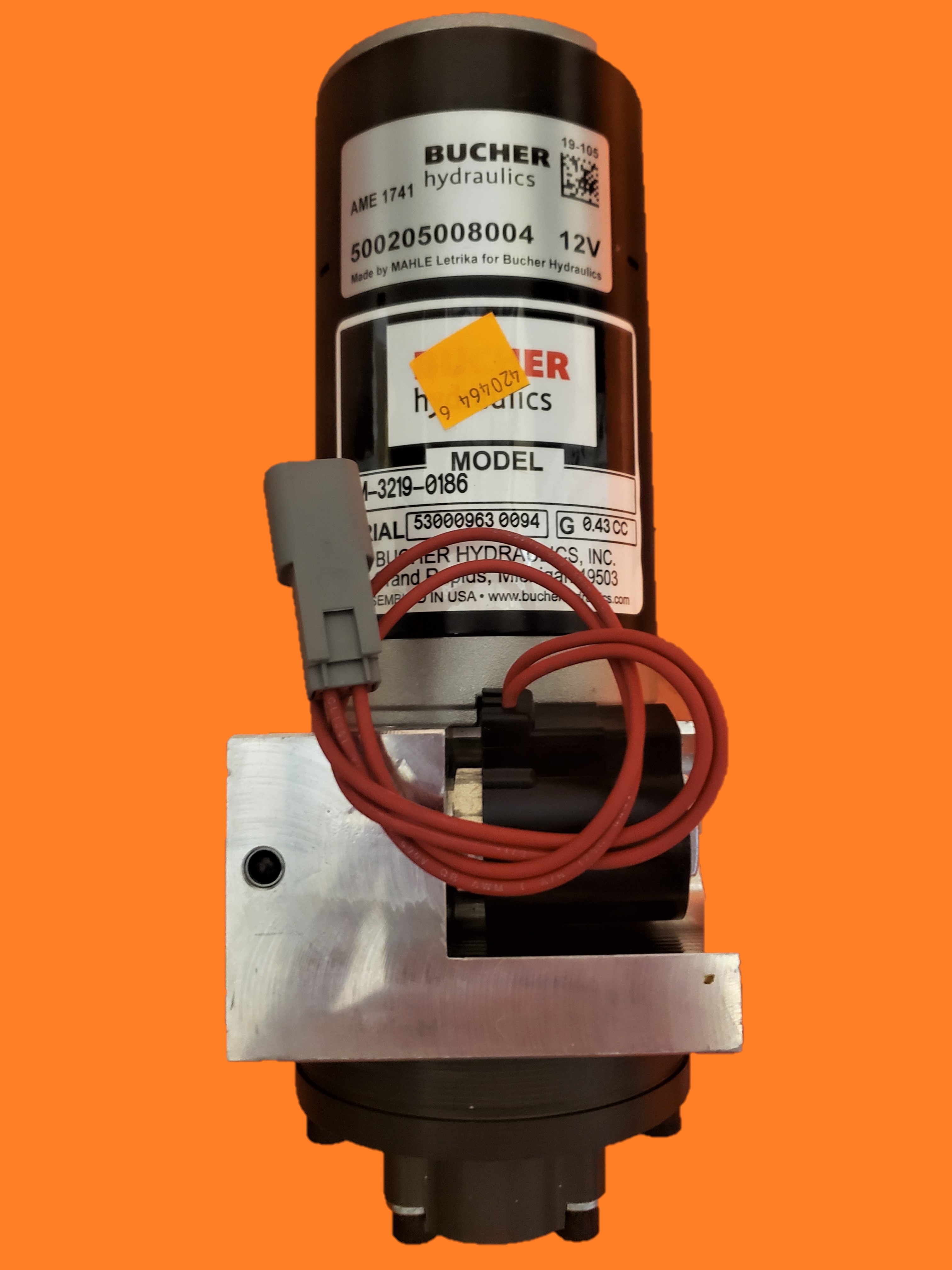 MOTOR, PUMP ASSEMBLY, HYD TANK INTERNAL CAB LIFT, CROSS | TICO eStore