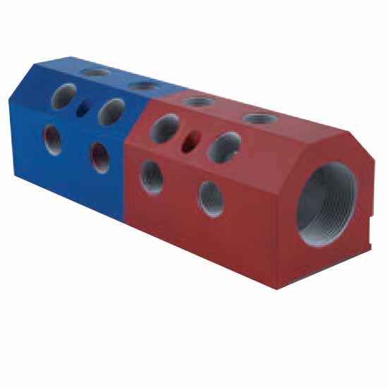 6-6 PORT 1'' INLET 3/8 OUT ABC DIVIDED 350F 230PSI MAX | DME eSTORE