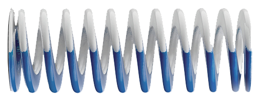 SPRING MEDIUM W/BLUE STRIPE 1-1/2 HOLE DIA 10.00 FREE L | DME eSTORE