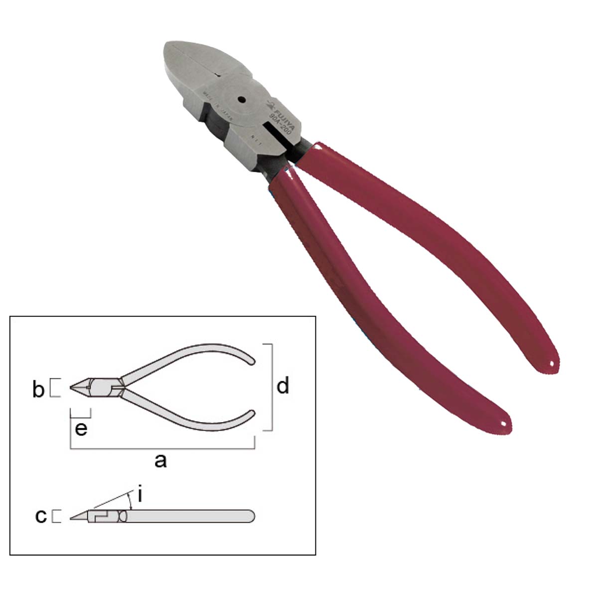 GATE CUTTER FLAT FACE PREMIUM PIN STOP NO RTRN SPRING 8''OAL | DME eSTORE