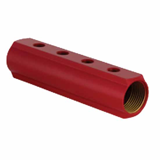 BRASS 10 1/4 PORTS 3/4 INLET RED 350F 230PSI MAX | DME eSTORE