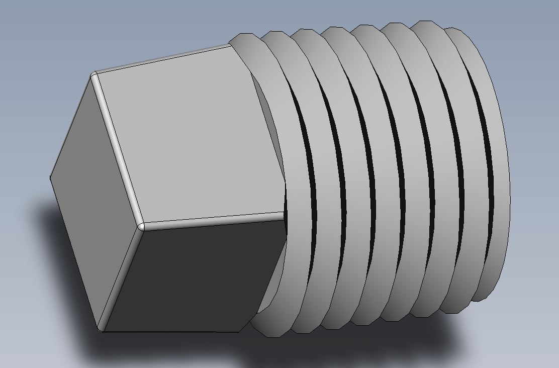 PLUG, 1/4'' NPT VENTED PIPE | Schwarze eStore