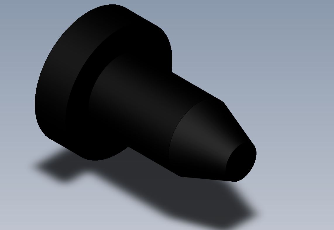 BUMPER, RUBBER HOLLOW STEM | Schwarze eStore