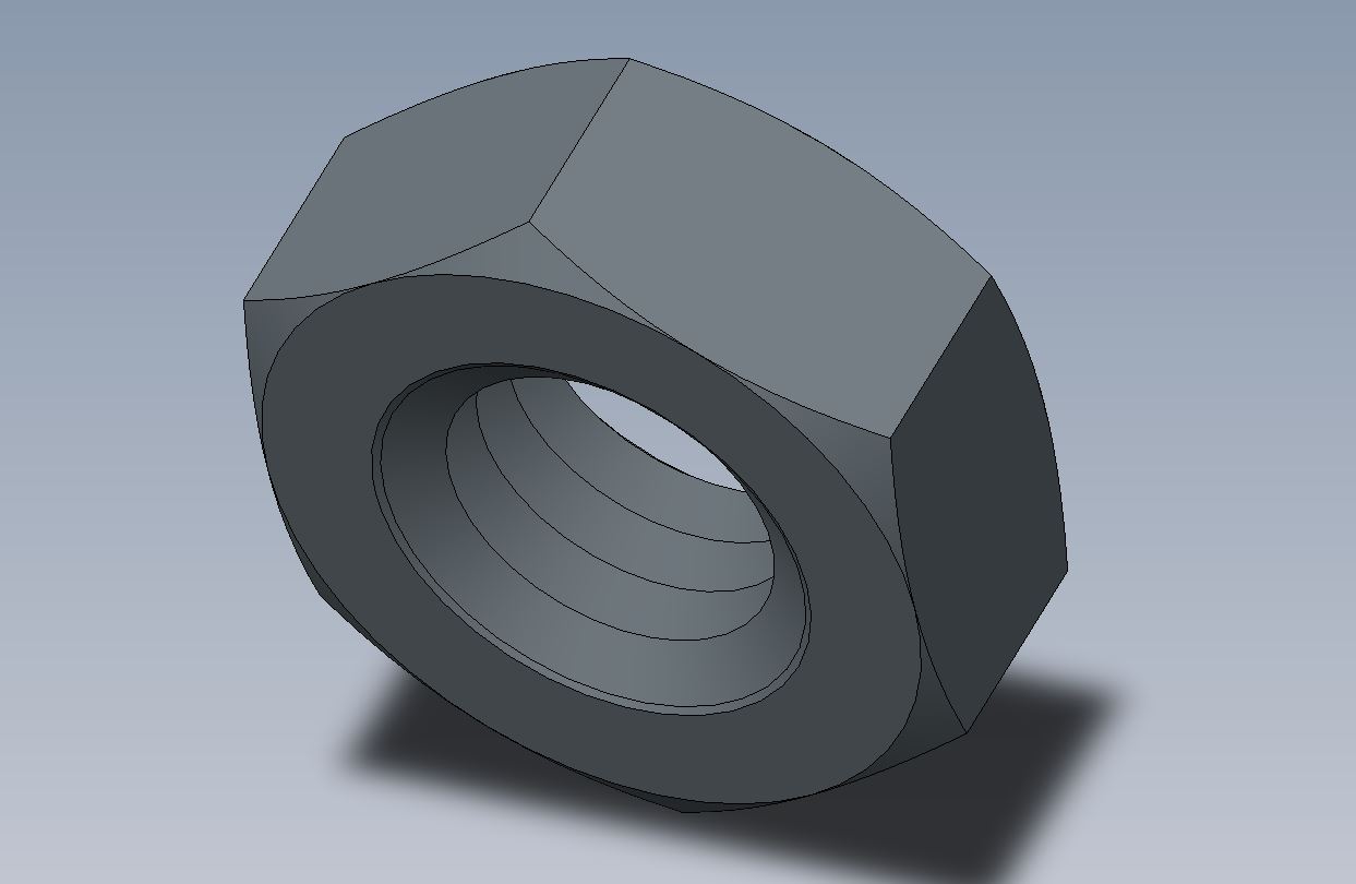 5/8-111 HEX FIN JAM NUT PLATED | Schwarze eStore