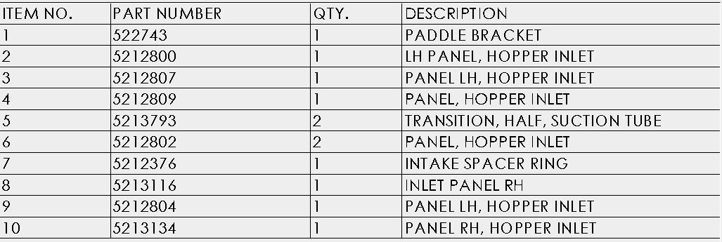 INLET PIPE, | Schwarze eStore