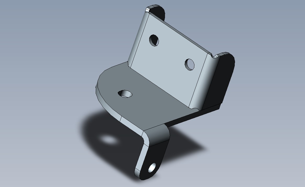 BRACKET WELDT, STRAP, REAR | Schwarze eStore