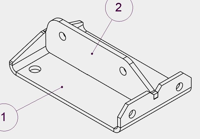 WELDMENT ARM BRACKET DD SCREEN | Schwarze eStore