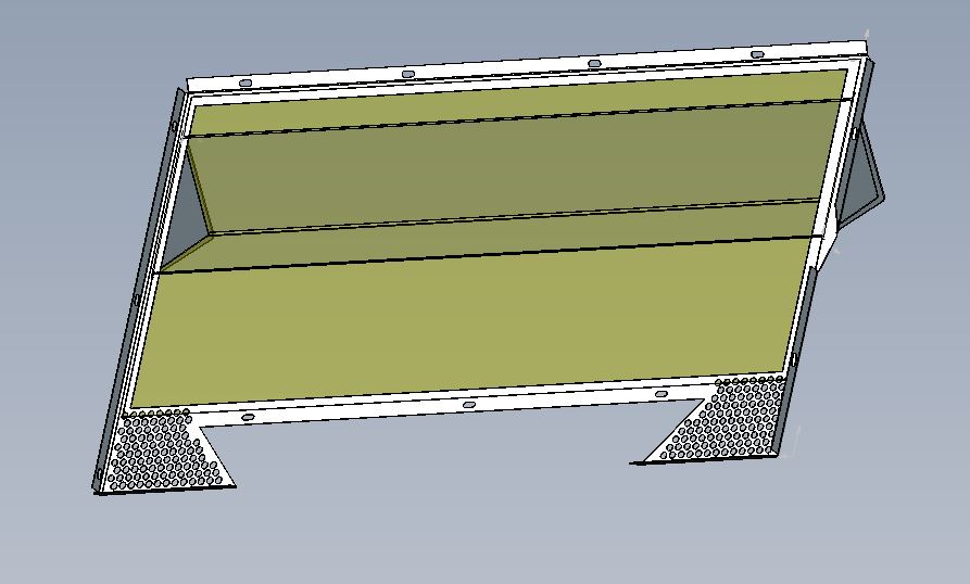 HOPPER SCREEN WELDMENT 18GA | Schwarze eStore