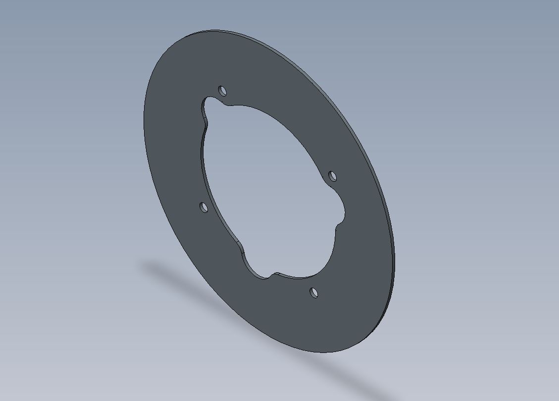 MAIN BROOM RET PLATE, SMA - M6 | Schwarze eStore