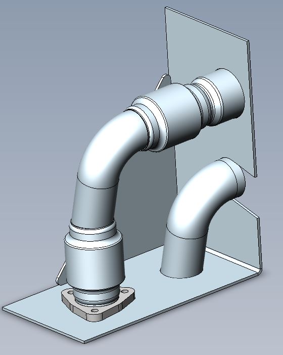 EXHAUST, DOUBLE FLEX, M6AV | Schwarze eStore