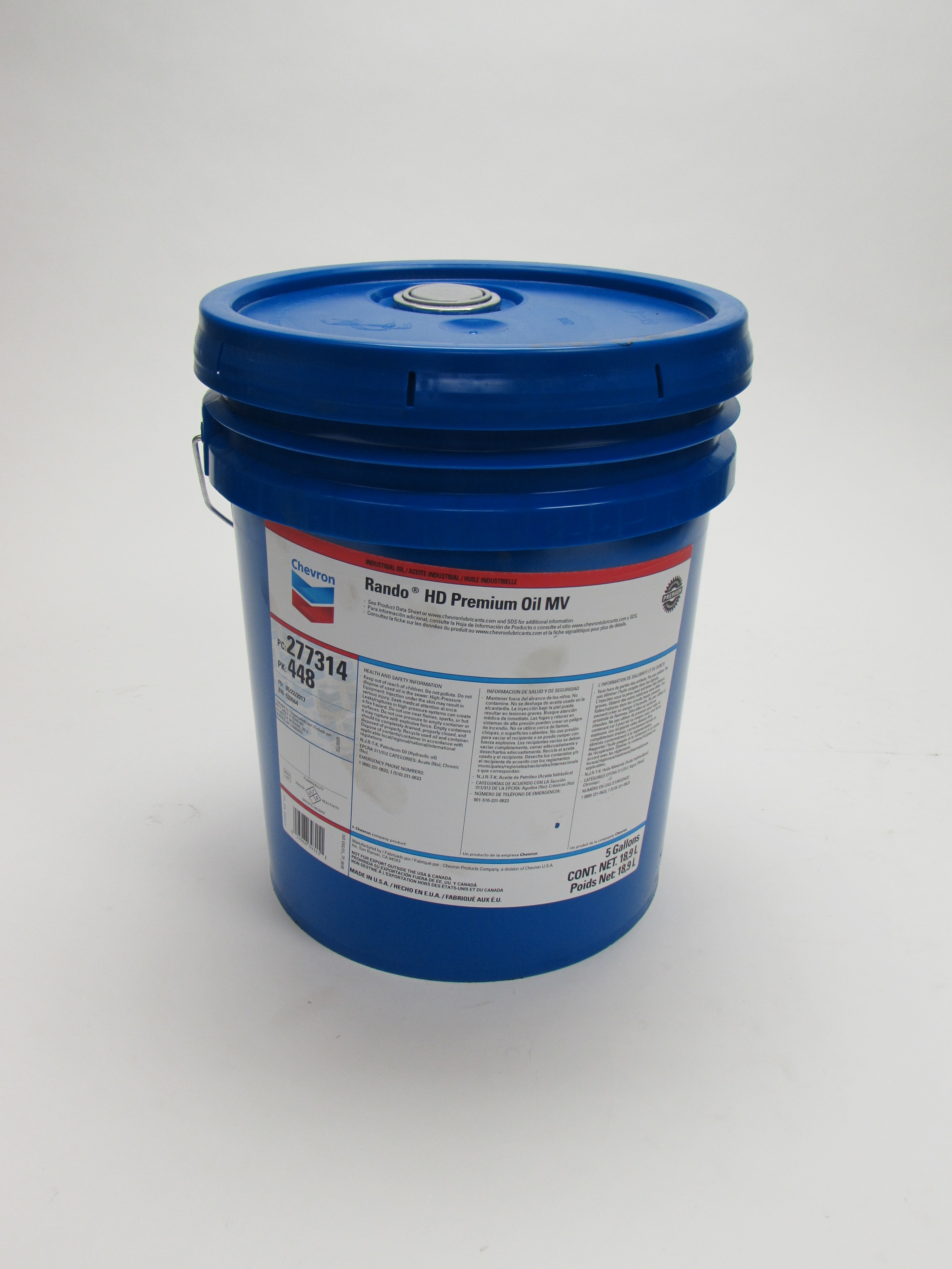 OIL,HYDRAULIC-PREM.MV (5 GAL.) | Super Products eStore