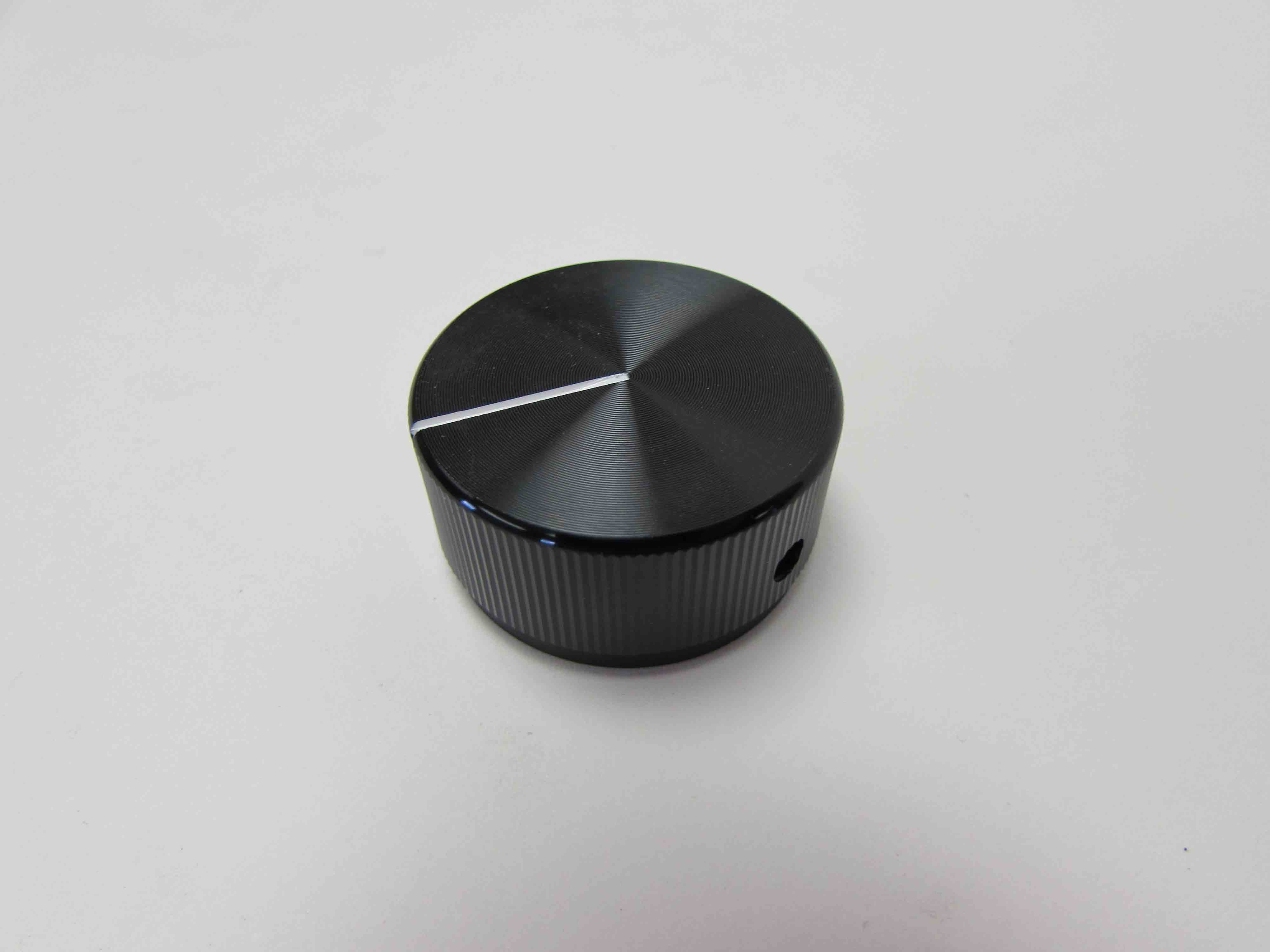 KNOB, KNURLED, BLACK WITH INDI | Super Products eStore