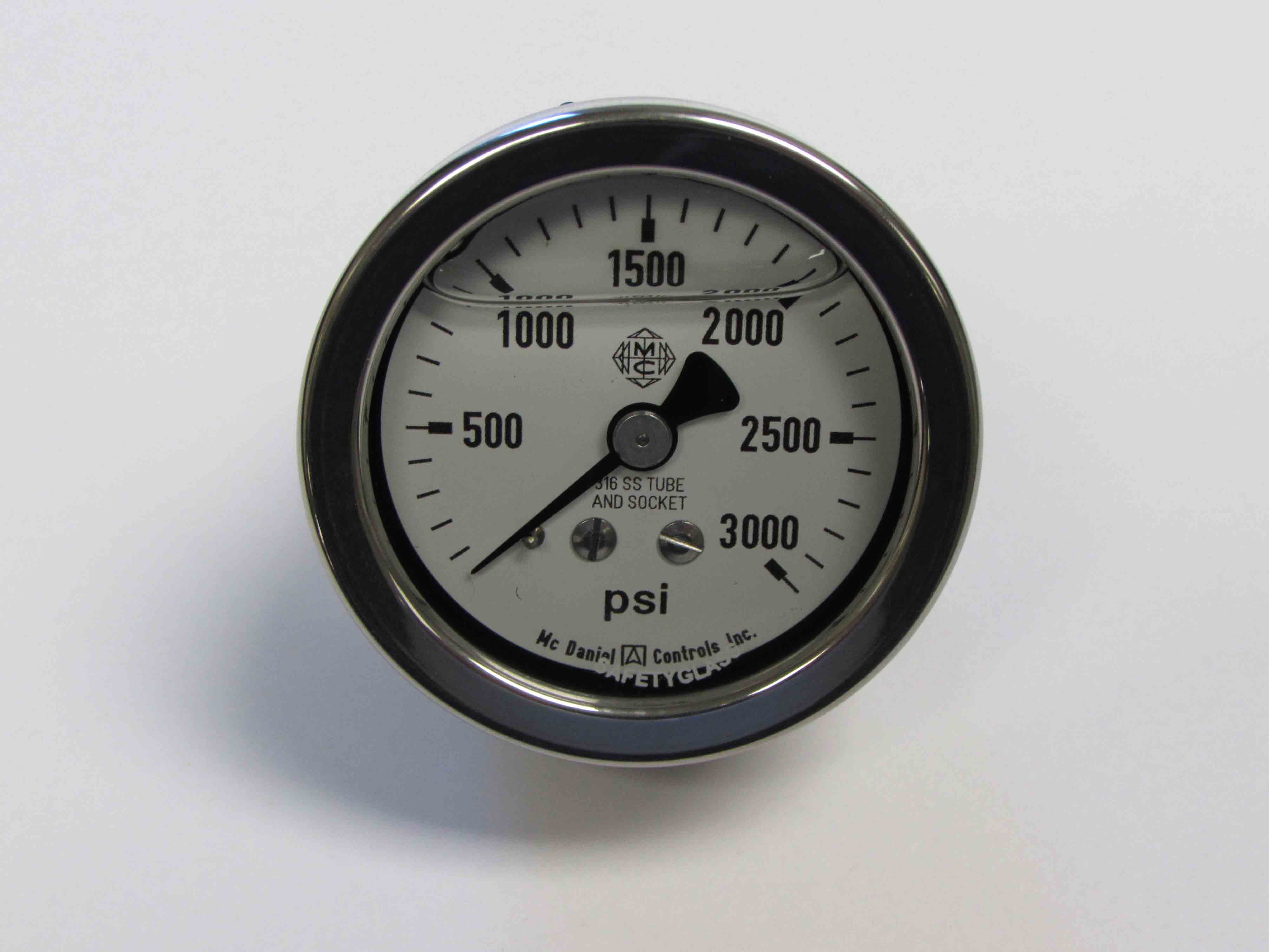 GAUGE,PRESSURE,0-3000 PSI,2'' | Super Products eStore