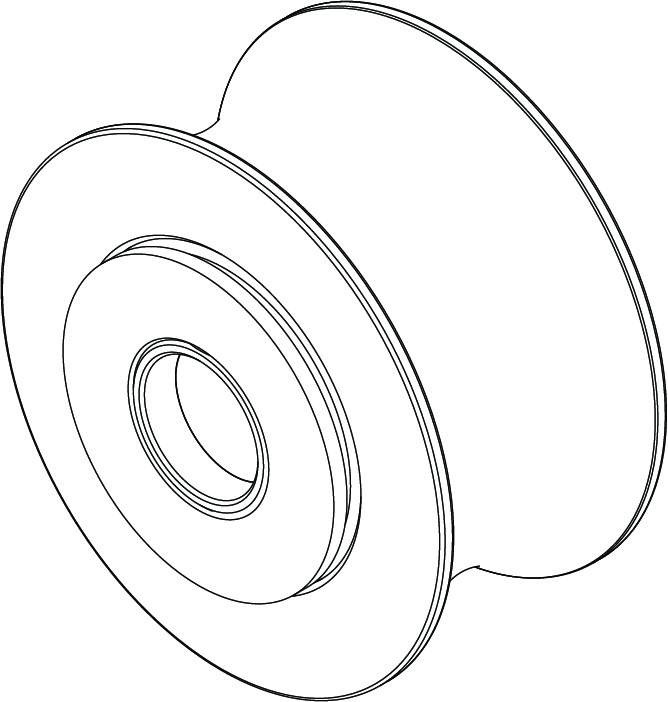 BOOM ROLLER ASSEMBLY, (concave) | Gradall eStore