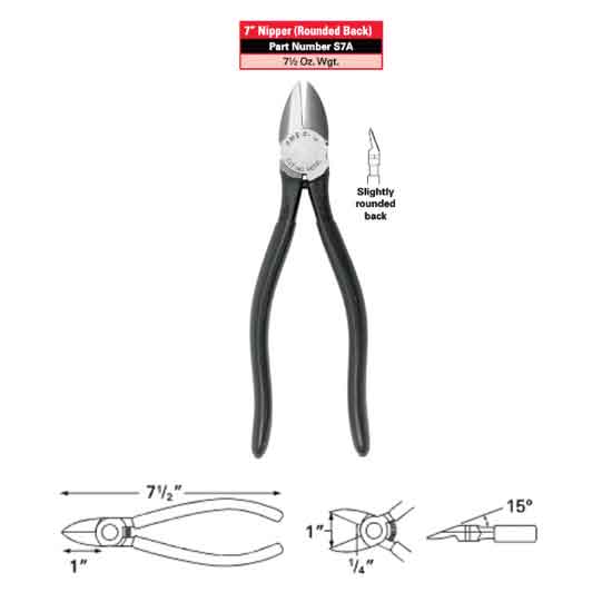 STANDARD ROUNDED BACK NIPPER | DME eSTORE