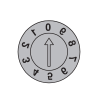 Hi Temperature numeral stamp diam 8mm | DME eSTORE