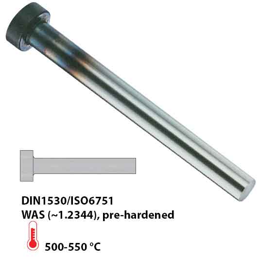 Ejector pin type A nitrided 1,2x100 | DME eSTORE
