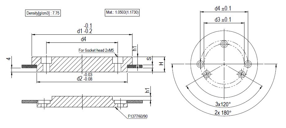 F1377 160/90 X 20 Locating ring | DME eSTORE