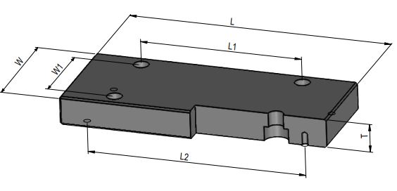 KM70/346x346x22/1.2085 Eject. Base plate | DME eSTORE