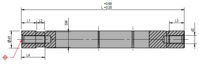 F1050 M12 24 x 100 EJECTOR ROD | DME eSTORE