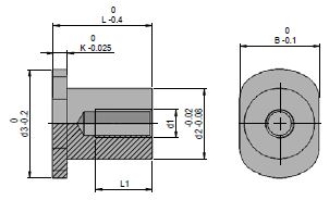 F1515 M24x1.5 x 85 THR. INSERT F.EJ.SET | DME eSTORE