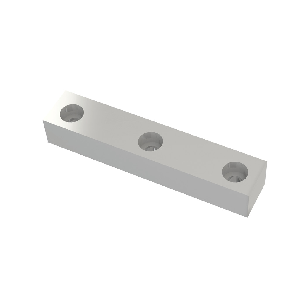 Flat guid. rail - screw holes 38x32x160 | DME eSTORE