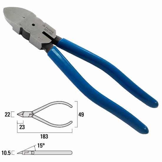 GATE CUTTER FLAT FACE PIN STOP 7IN. OAL | DME eSTORE