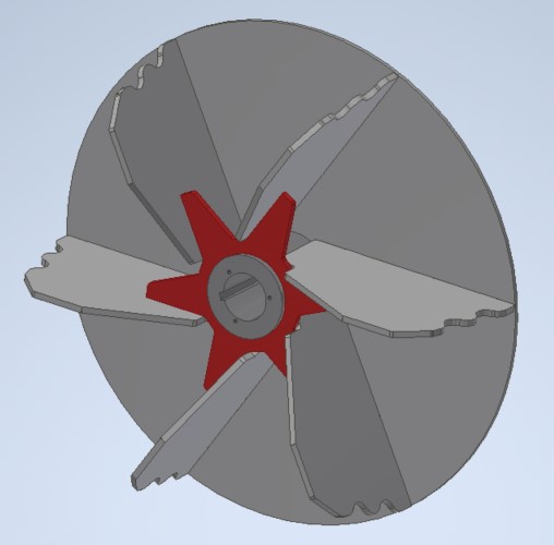 30IN CCW STAR IMPELLER | Old Dominion Brush eStore