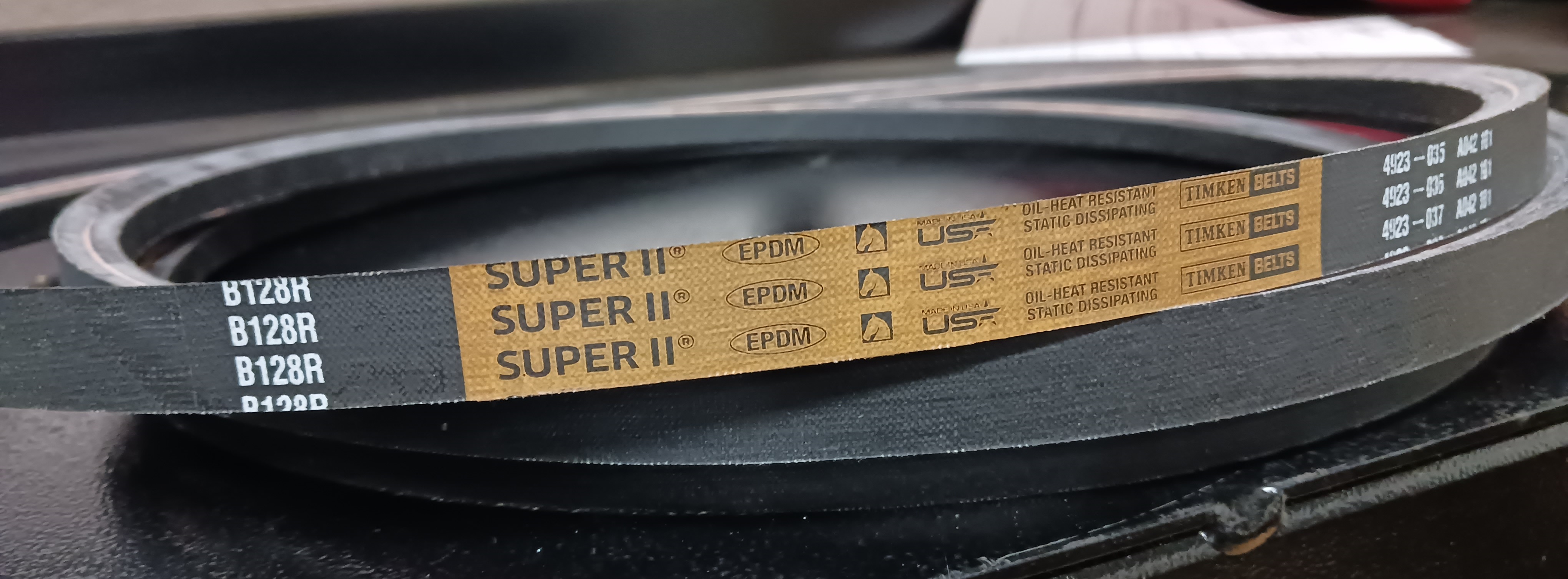 BELT-V 128 B SECTION RAW FOR 60 INCH DECK | Dixie Chopper eStore