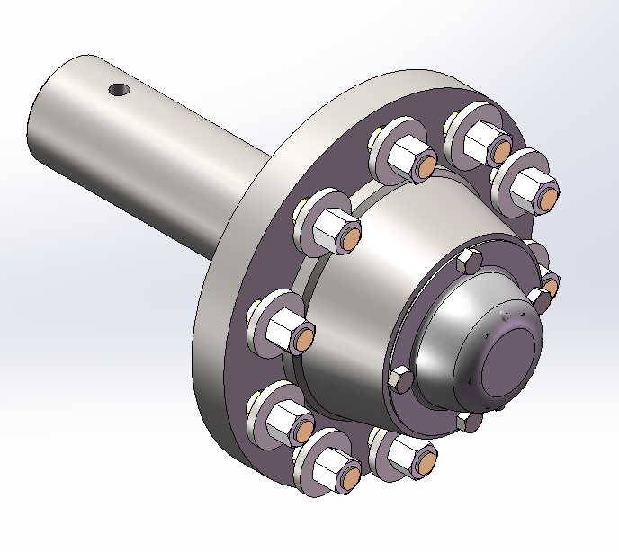 HUB & SPINDLE, ASSY,16K, 1SEAL, W/HW,BLK | Salford Connect