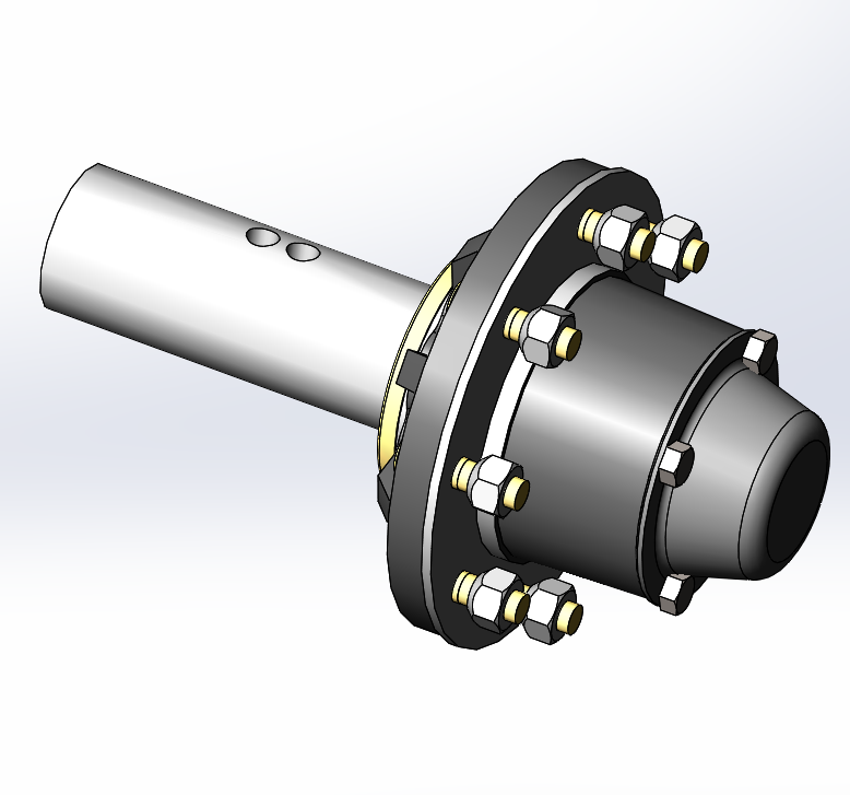 HUB, ASSY, 12K, 15 IN , W/WHL NUTS, RED | Salford Connect