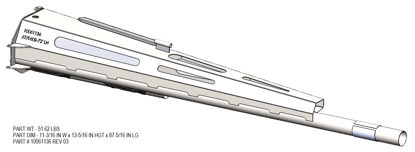 WLDT, BOOM, TIP, 72FT X 27IN, LH | Salford Connect