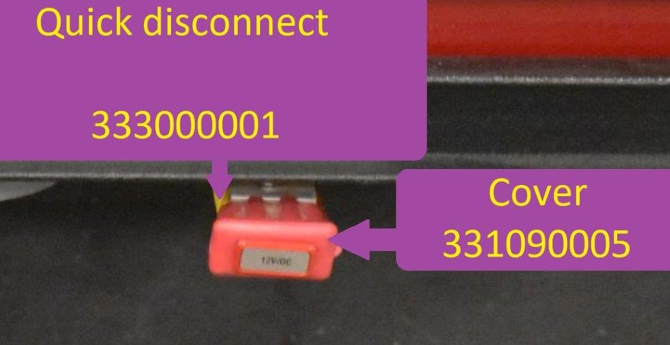 DISCONNECT QUICK CABLE BATTERY | Fire eStore
