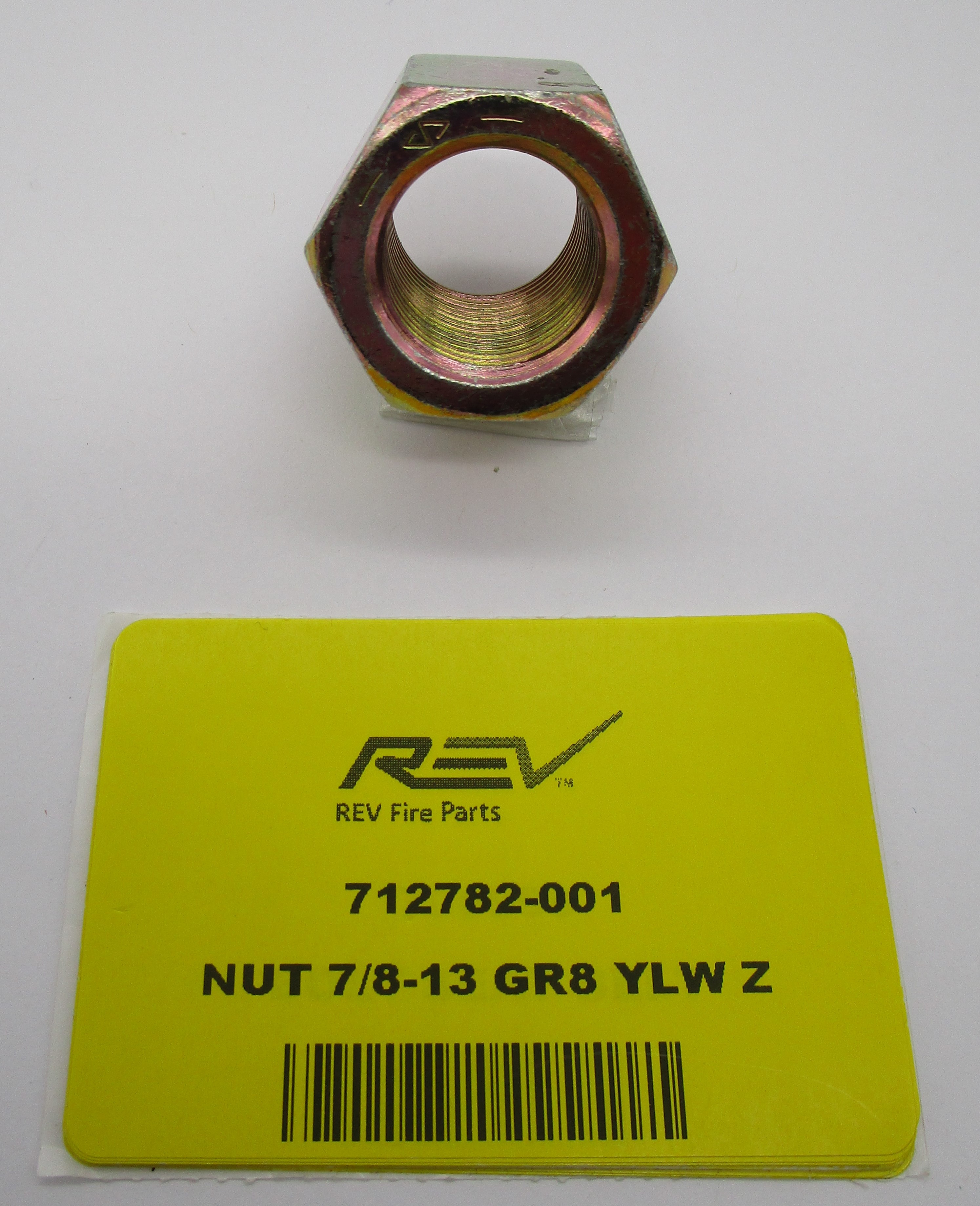 NUT 7/8-13 GR8 YELOW ZINC | Fire eStore