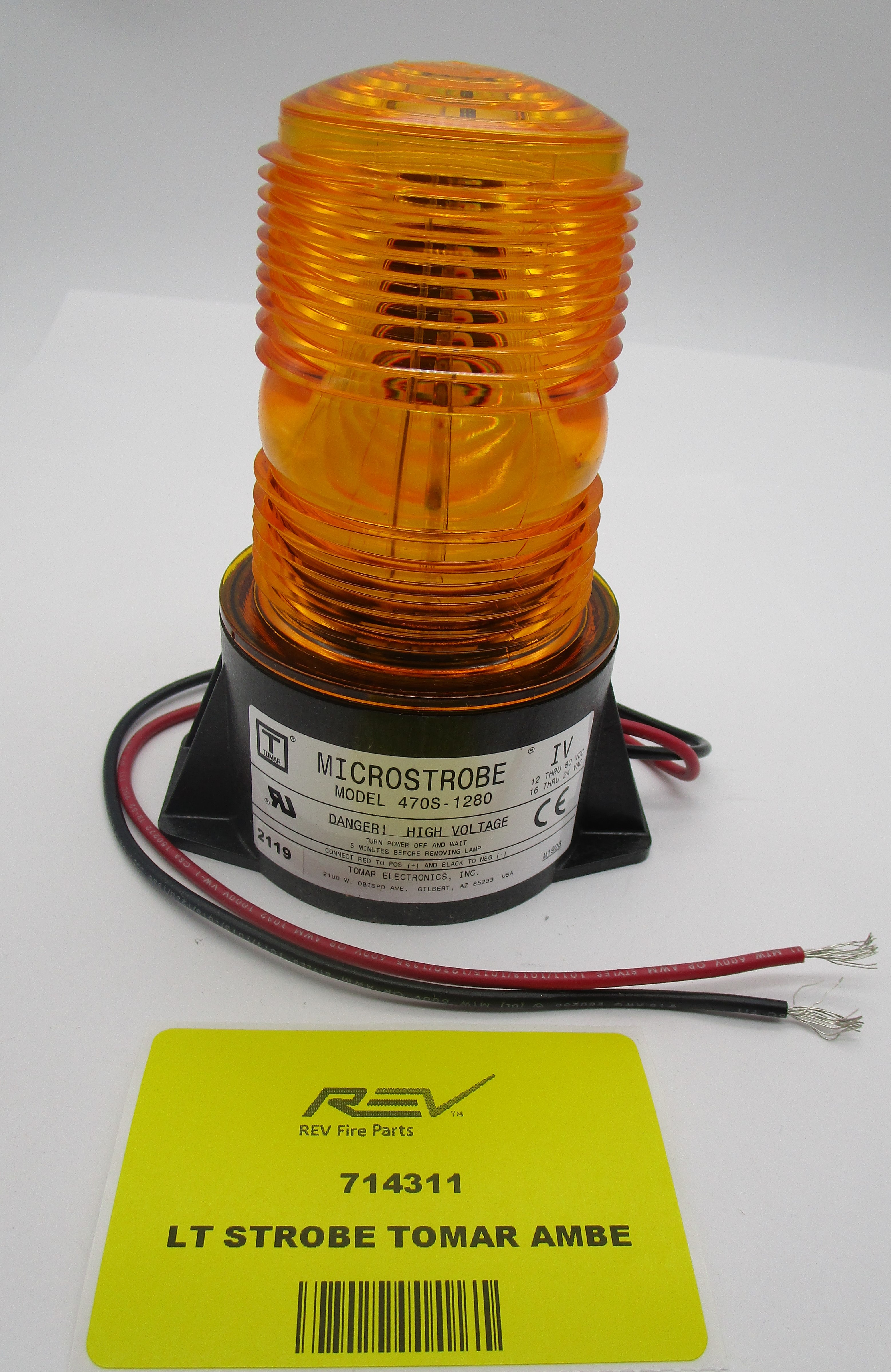 LIGHT STROBE TOMAR AMBER | Fire eStore