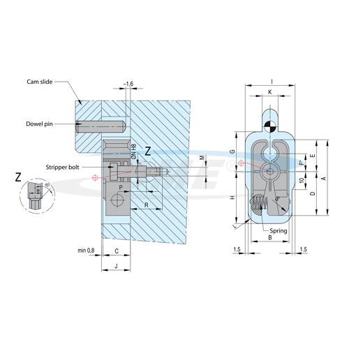 Slide Retainers 10 KG | DME eSTORE