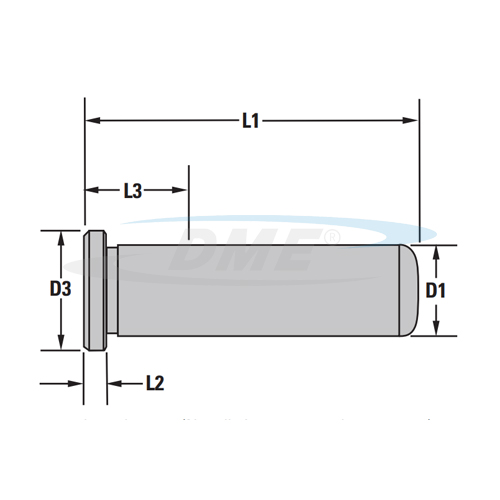 METRIC LEADER PIN 40MM DIA X 160MM LG | DME eSTORE