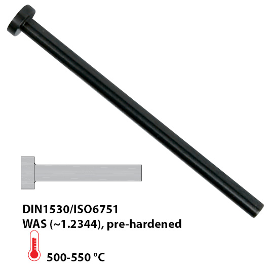 Ejector pin A, plasma nitrided 08x250 | DME eSTORE