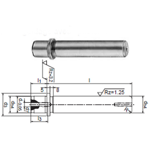 Quick-change pillars with collar 25x100 | DME eSTORE