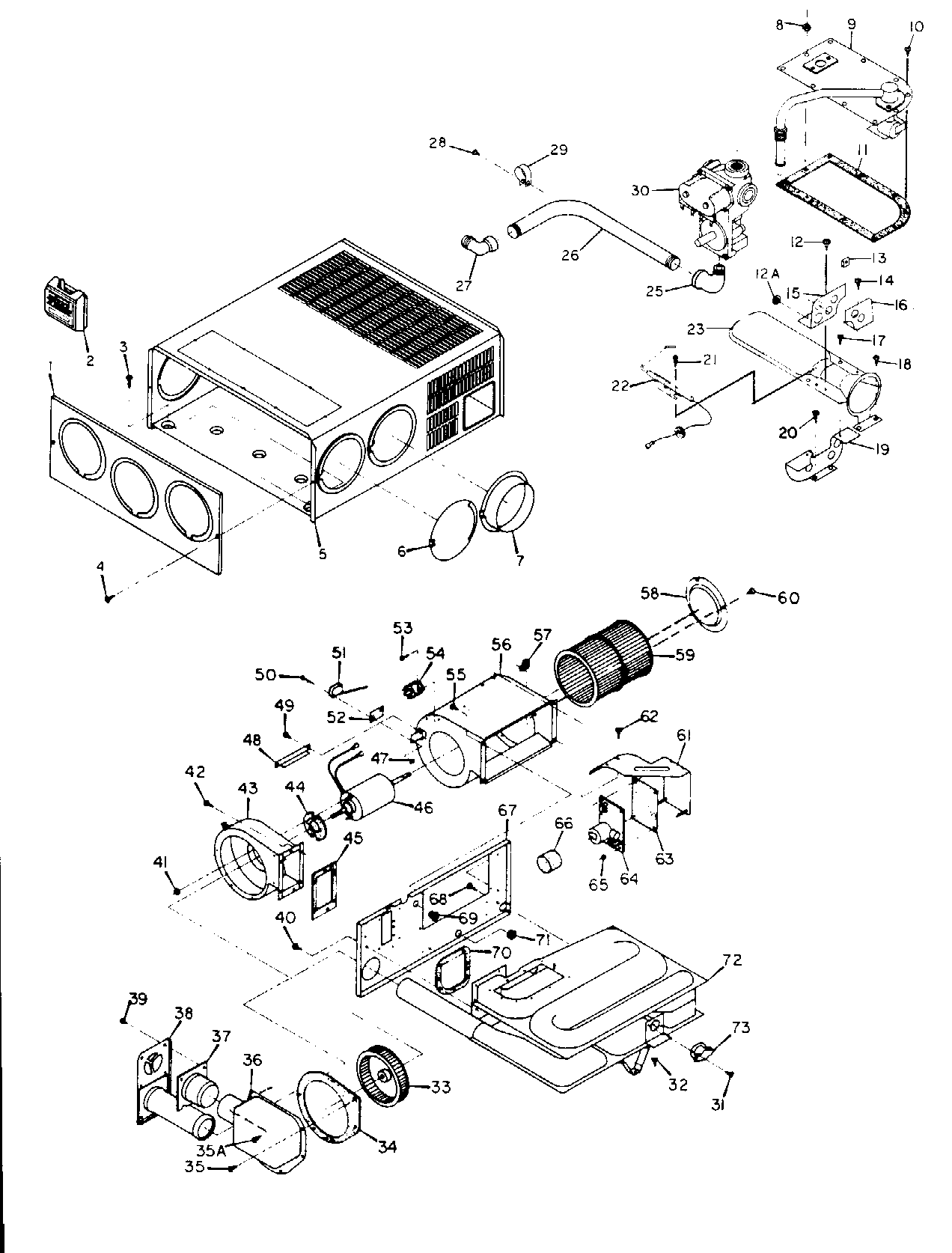 FURNACE 35M BTU 12V/ | REV Parts Store