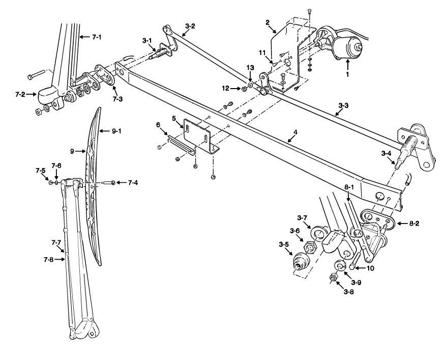 WIPER- ASSY WINDSHIELD FORD PA96 | REV Parts Store