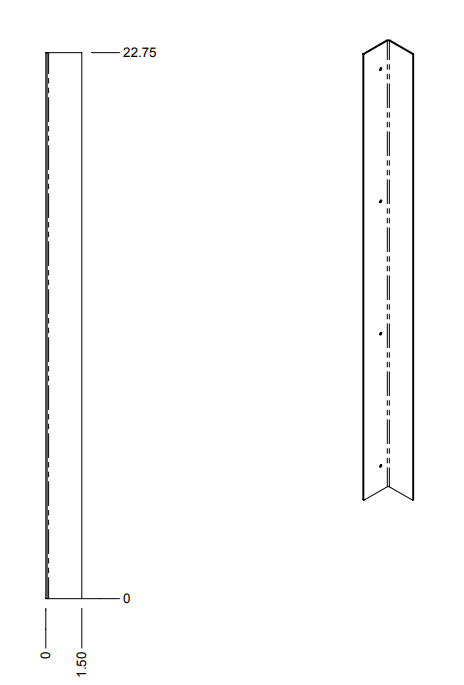 ANGLE-REAR CAP SUPPORT RS | REV Parts Store