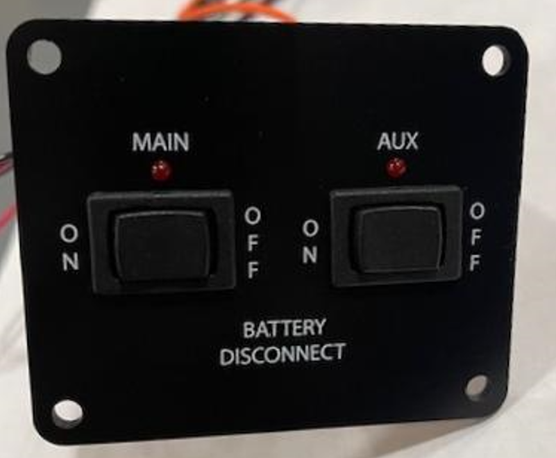 PANEL-12V SWITCHES BATT DISCONNECT | REV Parts Store