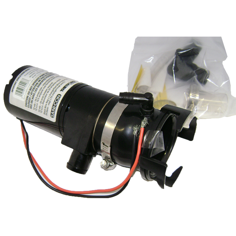MACERATOR PUMP WITH 3 INLETS CLEAR HOSE | REV Parts Store