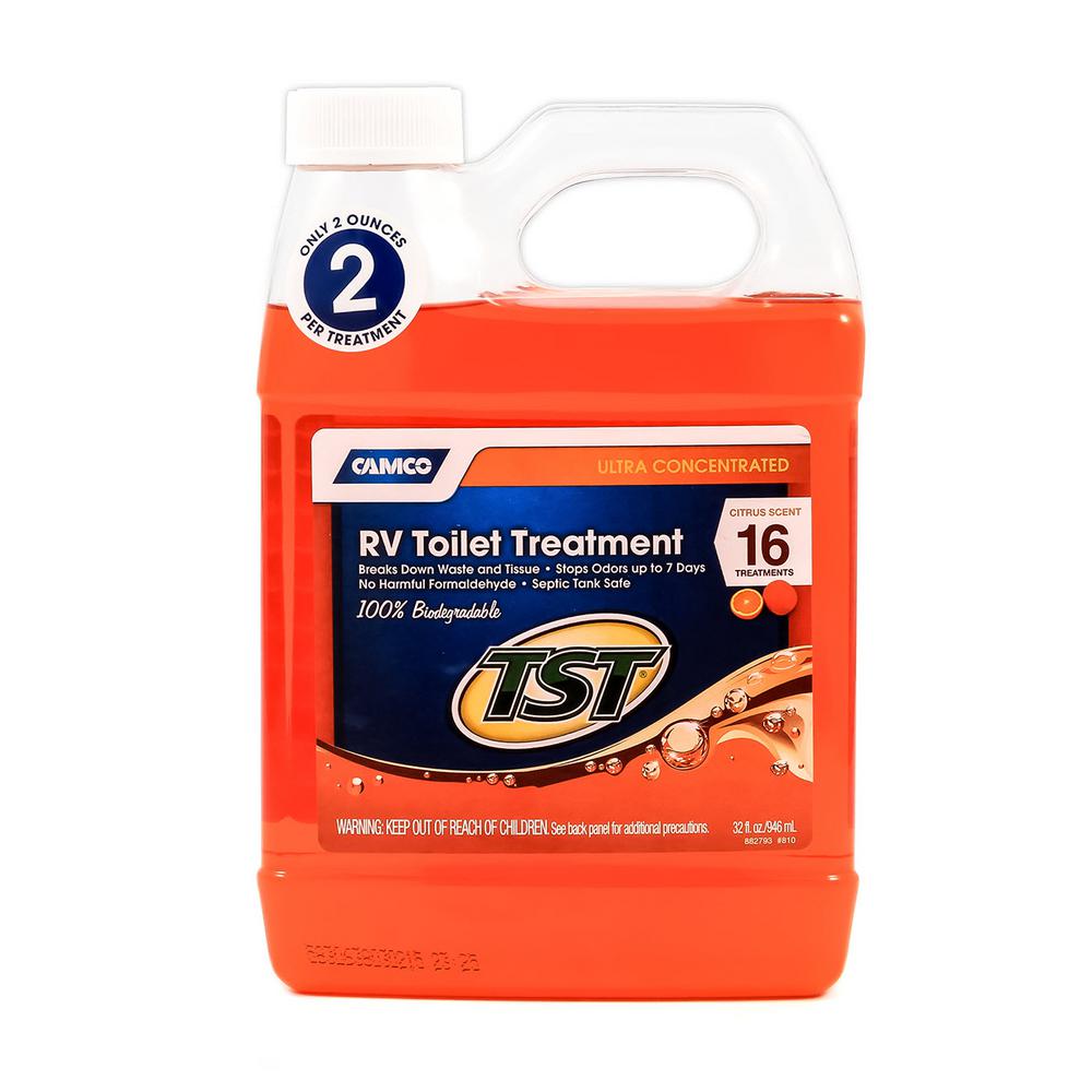 TST RV TOILET TREATMENT ORANGE PWR 32OZ | REV Parts Store