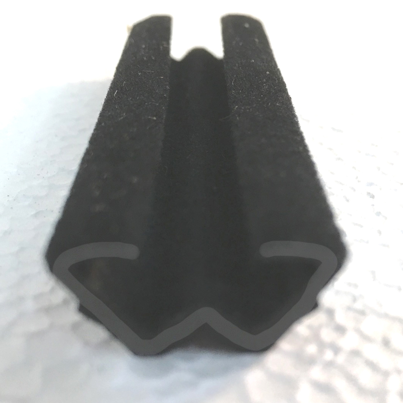 FLEXIBLE FLOCK CHANNEL, 96'' | REV Parts Store